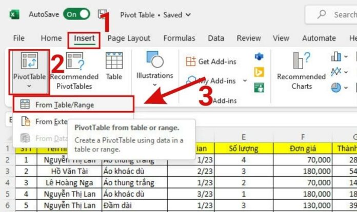 Pivot Table là gì? Cách dùng Pivot Table Excel chi tiết – Bản tin công nghệ