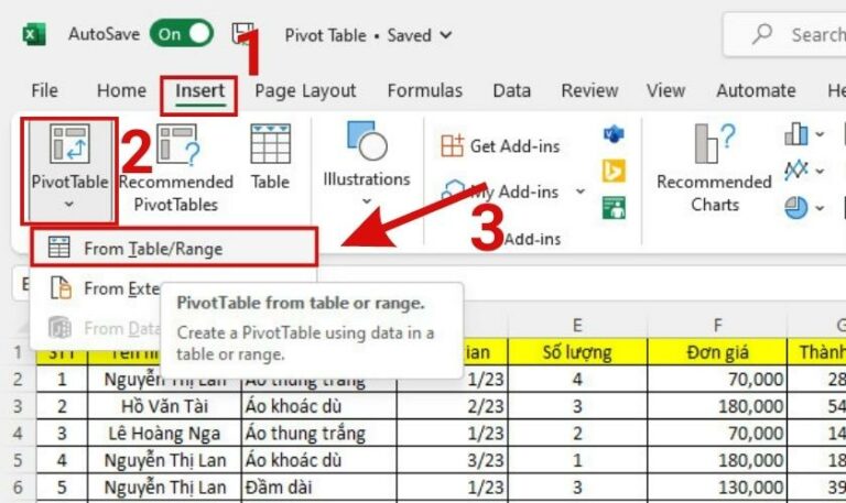 Pivot Table là gì? Cách dùng Pivot Table Excel chi tiết – Bản tin công nghệ
