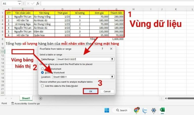 Pivot Table là gì? Cách dùng Pivot Table Excel chi tiết – Bản tin công nghệ